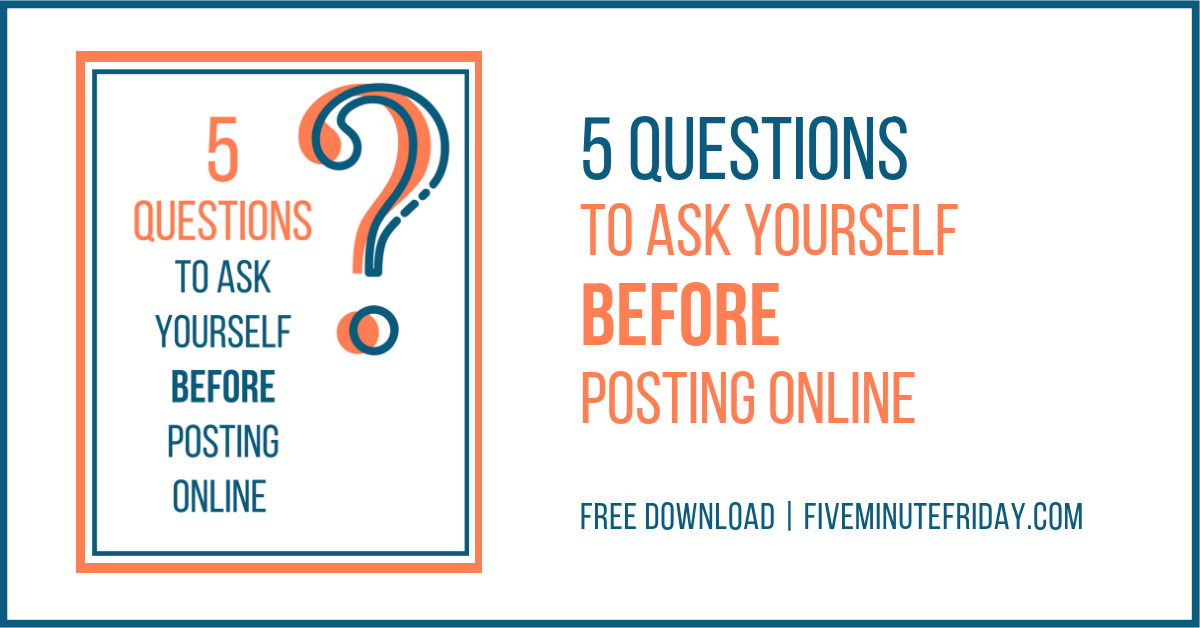 Getting Honest About Ulterior Motives - Five Minute Friday
